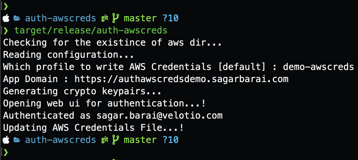 Acquiring Temporary AWS Credentials with Browser Navigated Authentication – Sagar Barai